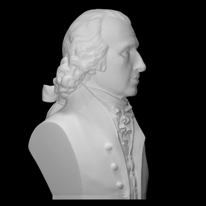 3D Printable James Madison Bust by Eli Jared Fastow