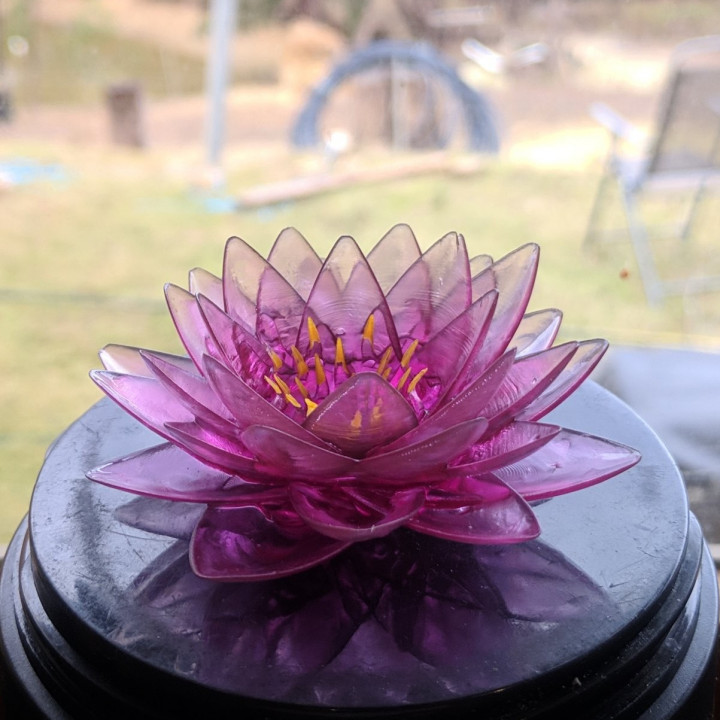 3D Printable Lotus by Nic