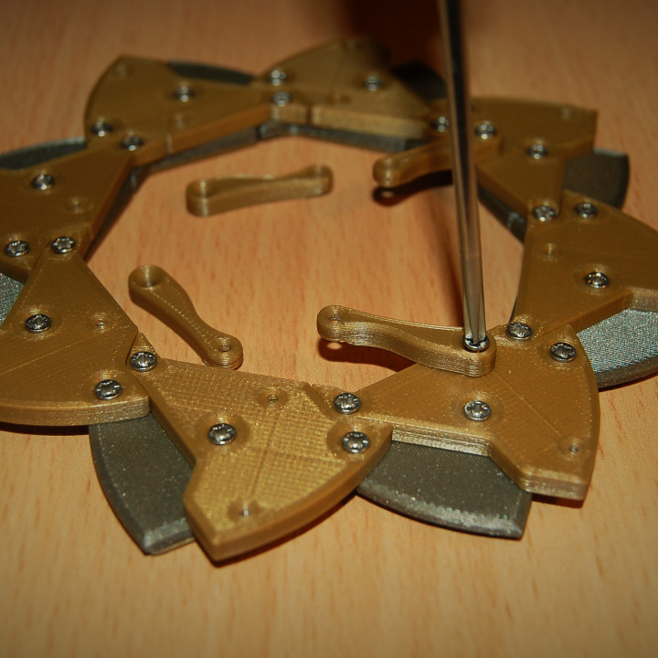 3D Printable Octo-Iris Box by Brien Allison