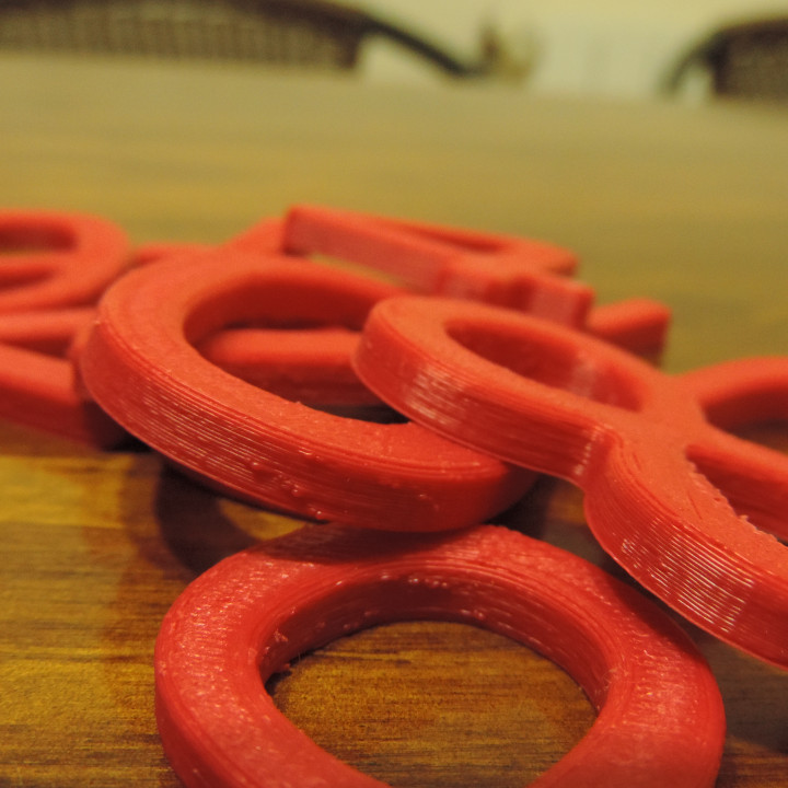 3D Printable Numbers by Sofia Rechene
