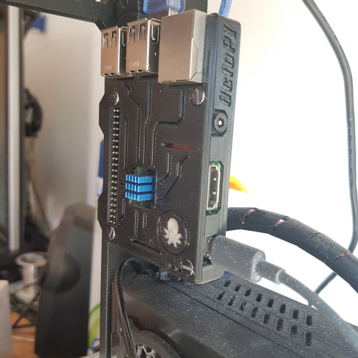 3D Printable RaspberryPI 3 Case by Miguel Pires