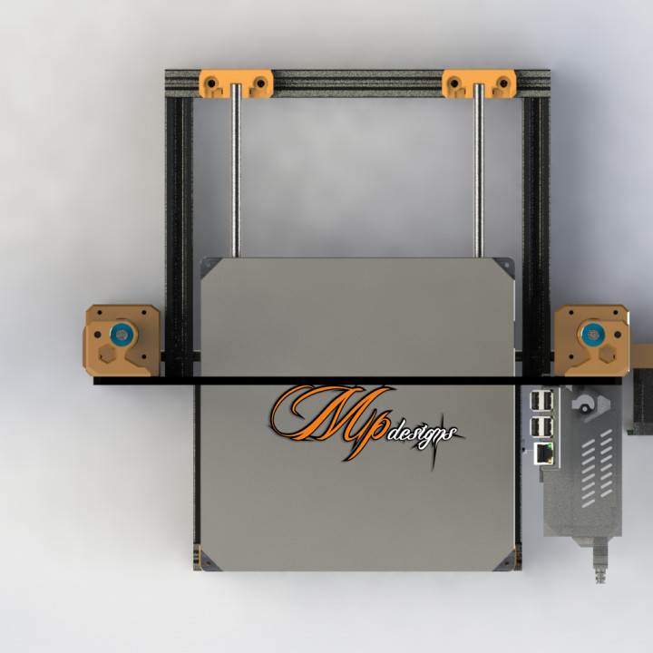 3D Printable RaspberryPI 3 Case by Miguel Pires