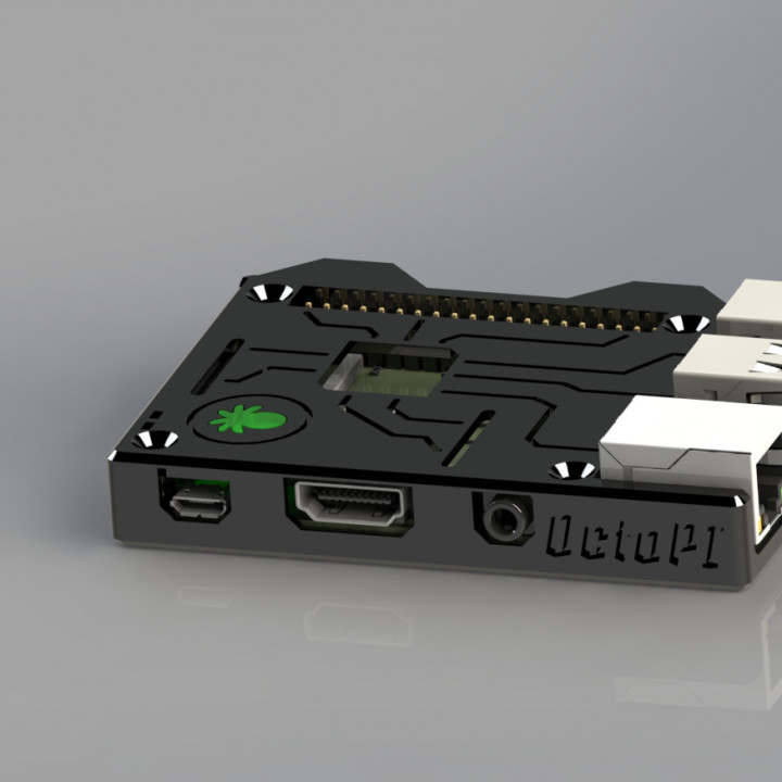 3D Printable RaspberryPI 3 Case by Miguel Pires
