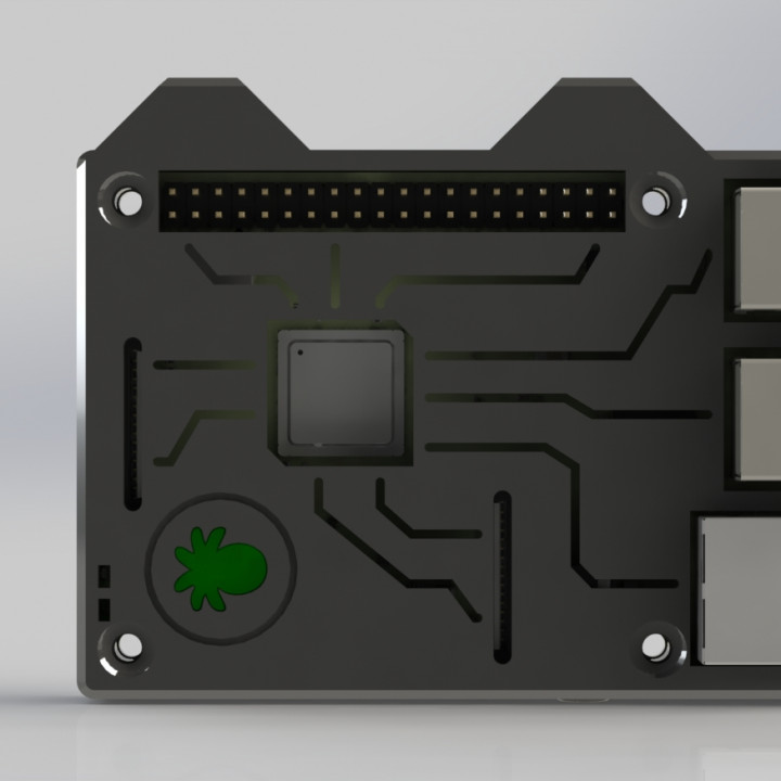 3D Printable RaspberryPI 3 Case by Miguel Pires