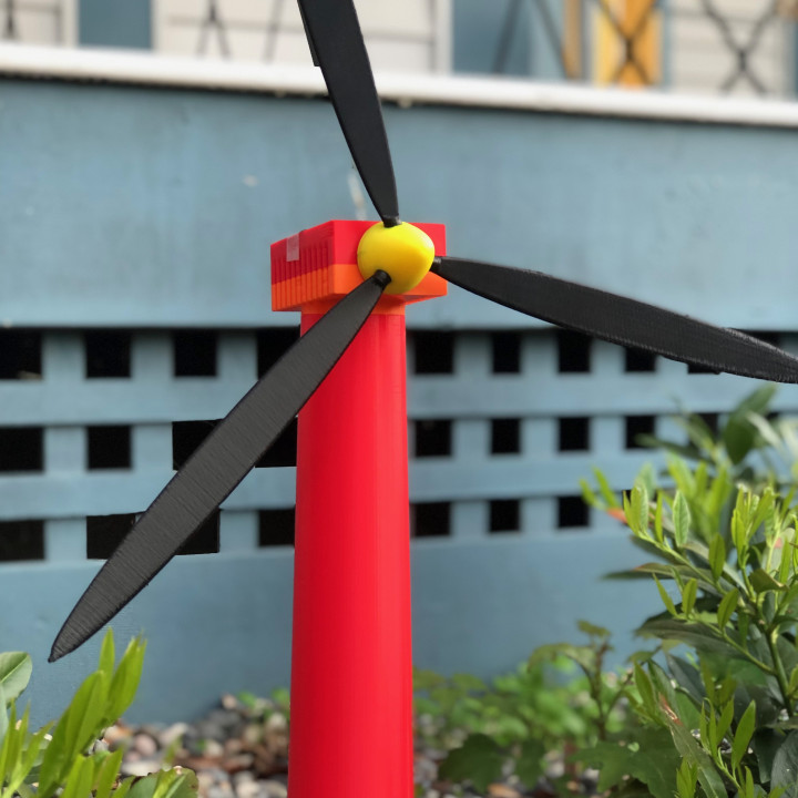 3D Printable MicroWind - The Raspberry Pi Windmill by Levi Giesbrecht