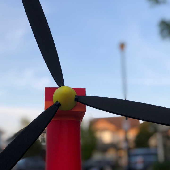 3D Printable MicroWind - The Raspberry Pi Windmill by Levi Giesbrecht