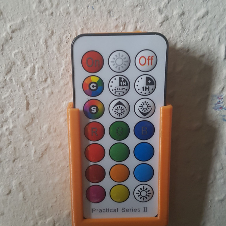 3D Printable Remote holder for colour changing bulb by Blana Factory