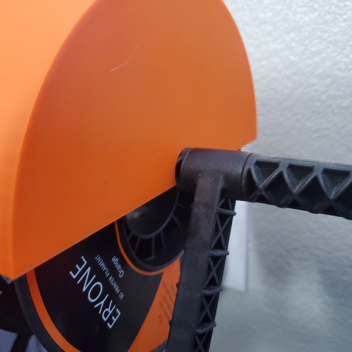 3D Printable Prusa Filament Spool Cover - T Holder by S R