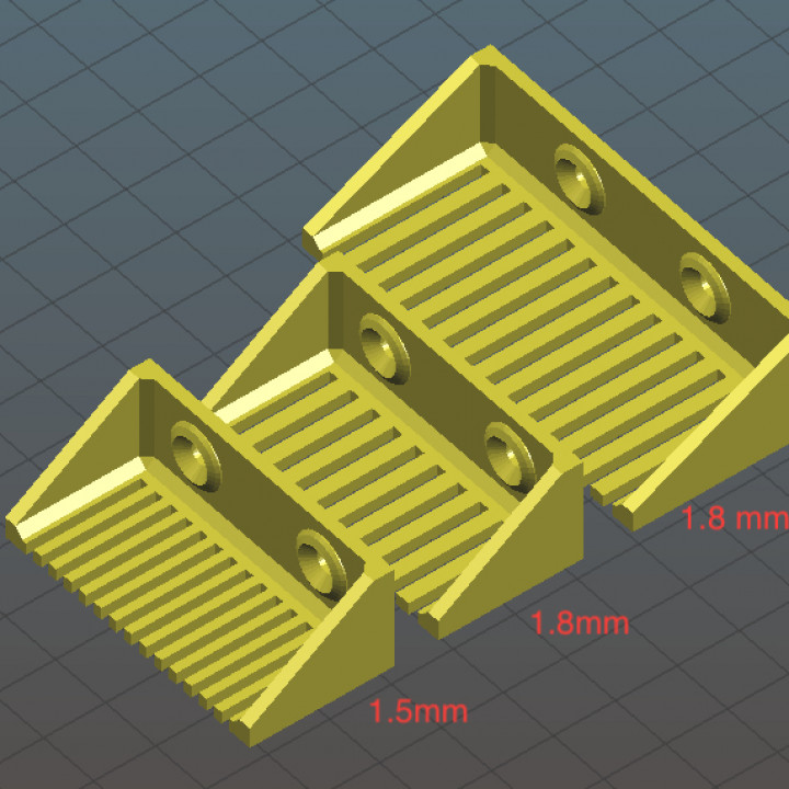 3D Printable Cable comb by Thomas Mohaupt