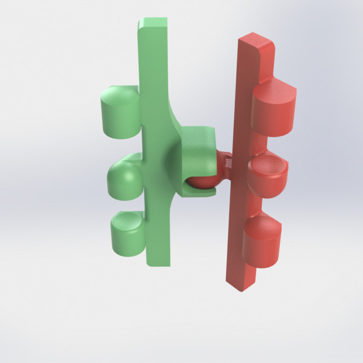 3D Printable Spherical joint for polypanels by Nicolò Torricelli