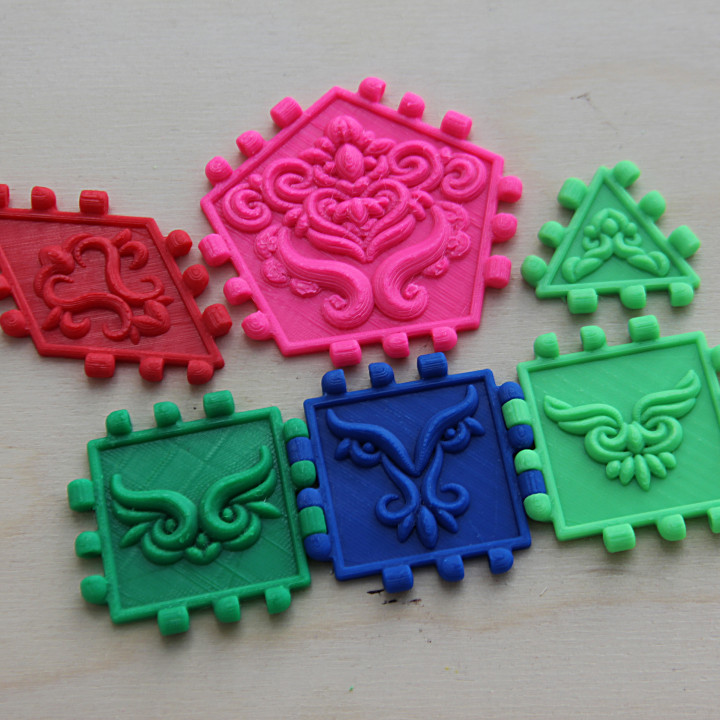 3D Printable Poly panels - ornament 2 by Timur Gimran