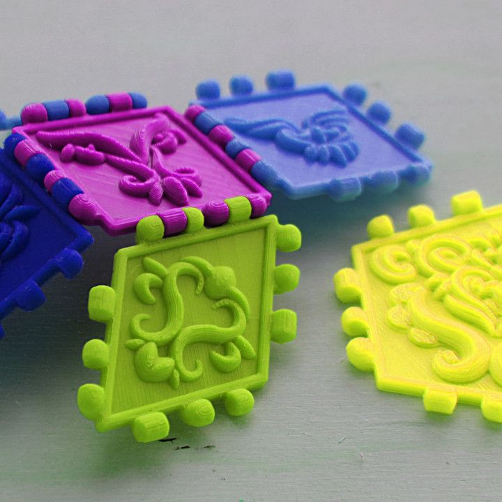 3D Printable Poly panels - ornament 2 by Timur Gimran