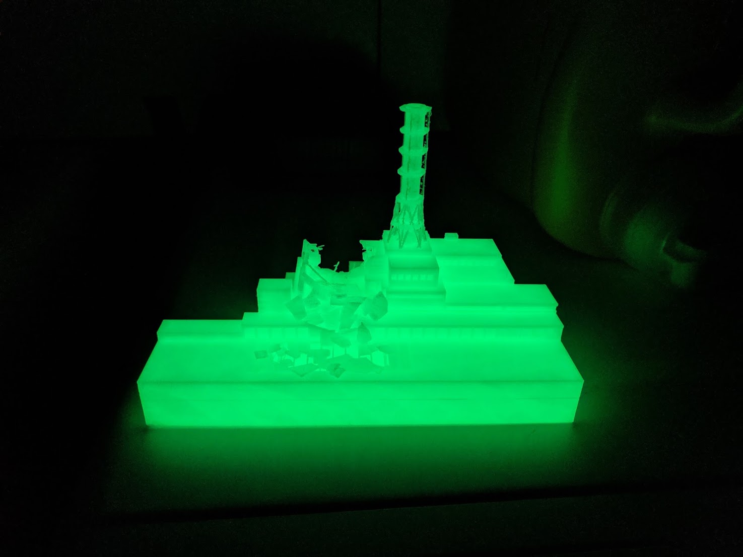 3D Printable Chernobyl Reactor No. 4 by MiniWorld3D