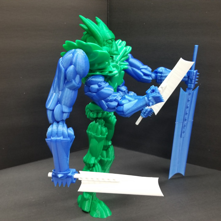 3D Printable Customizable Robot by Collin Tupper