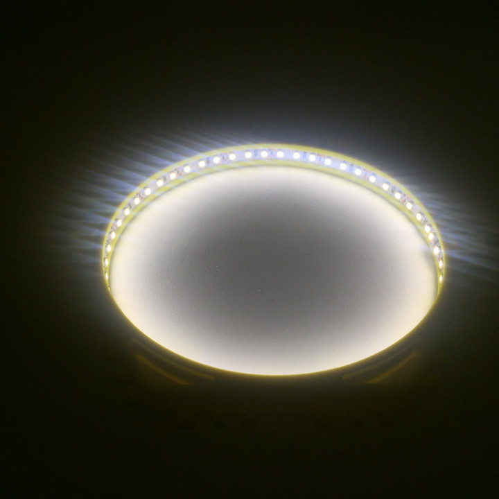 3D Printable hexagon light panel by Ethan Bender