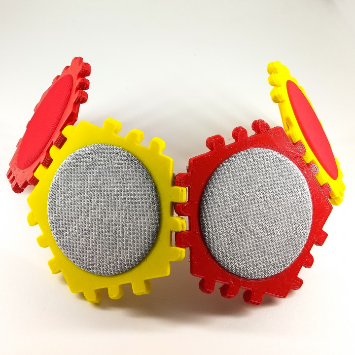 3D Printable Polypanels Pentagon for textiles by Mirco Rottermaier