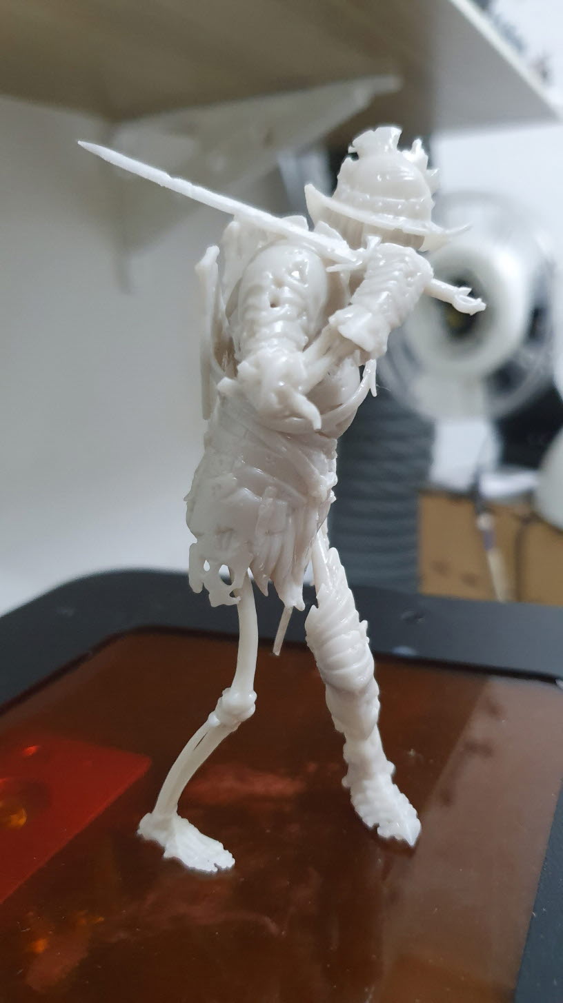 3D Printable Evil Skeleton Knight by Arminas Didziokas