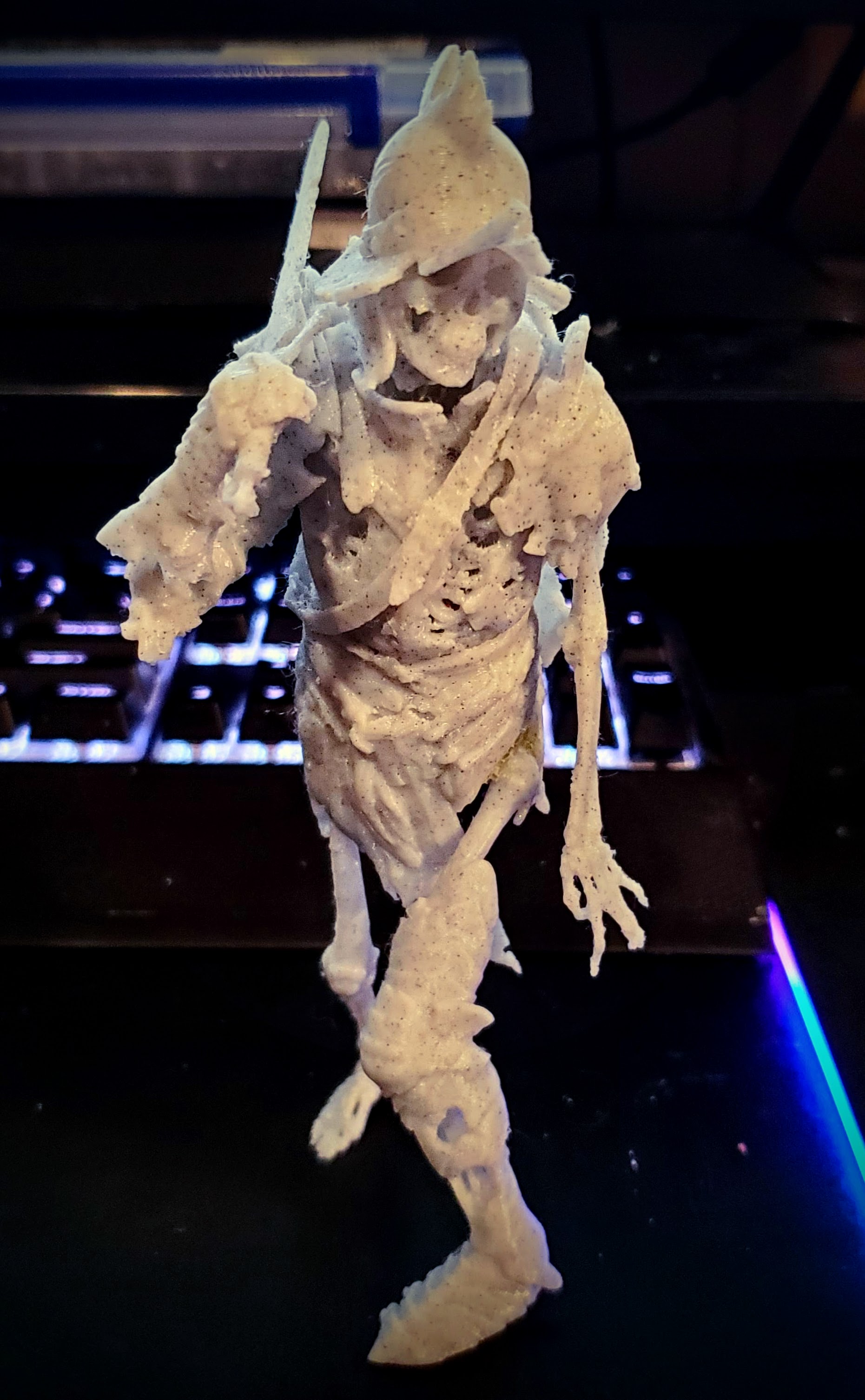 3D Printable Evil Skeleton Knight by Arminas Didziokas