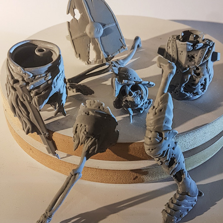 3D Printable Evil Skeleton Knight by Arminas Didziokas