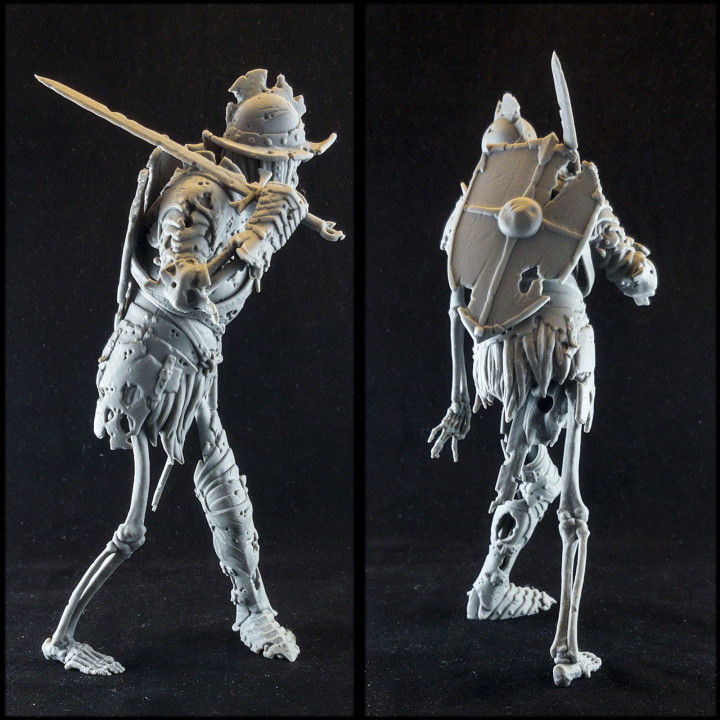 3D Printable Evil Skeleton Knight by Arminas Didziokas