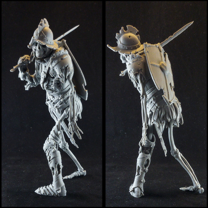 3D Printable Evil Skeleton Knight by Arminas Didziokas