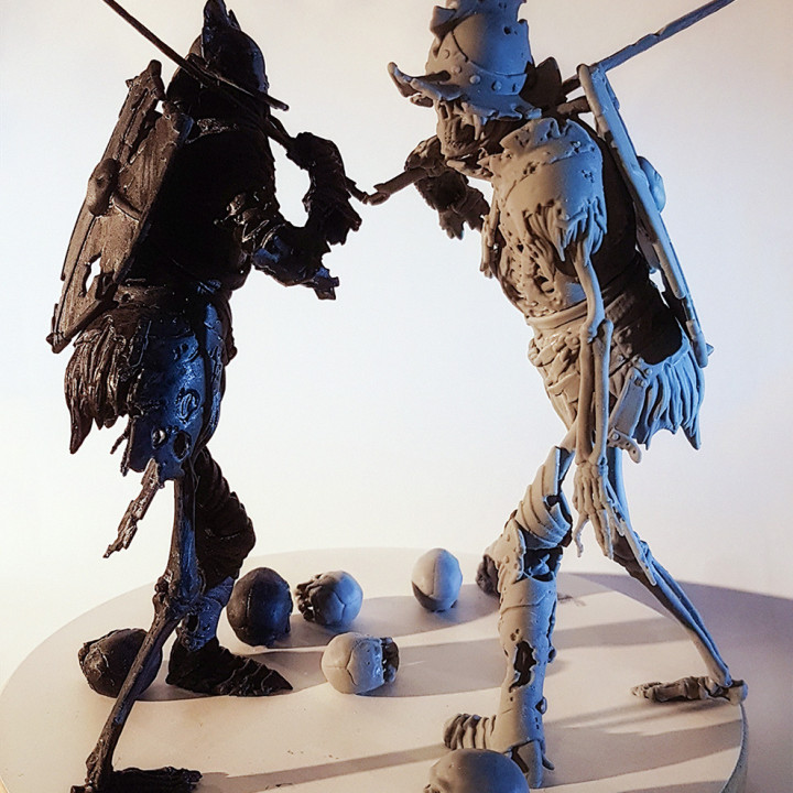 3D Printable Evil Skeleton Knight by Arminas Didziokas