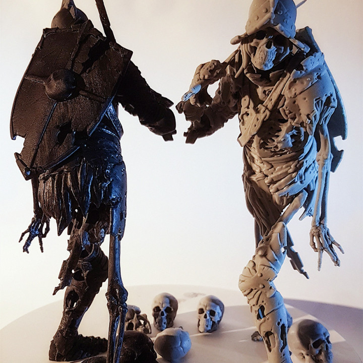 3D Printable Evil Skeleton Knight by Arminas Didziokas