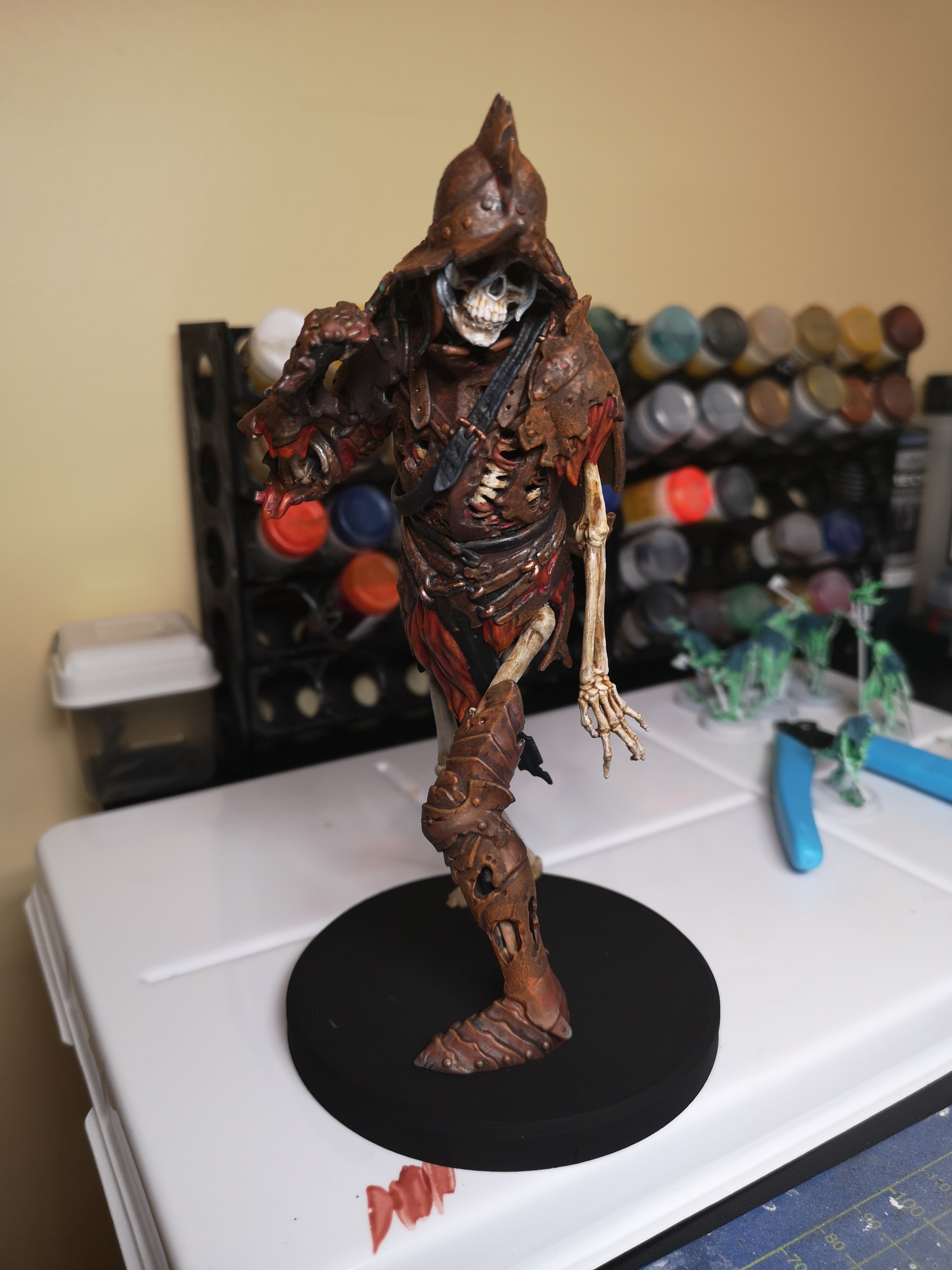 3D Printable Evil Skeleton Knight by Arminas Didziokas