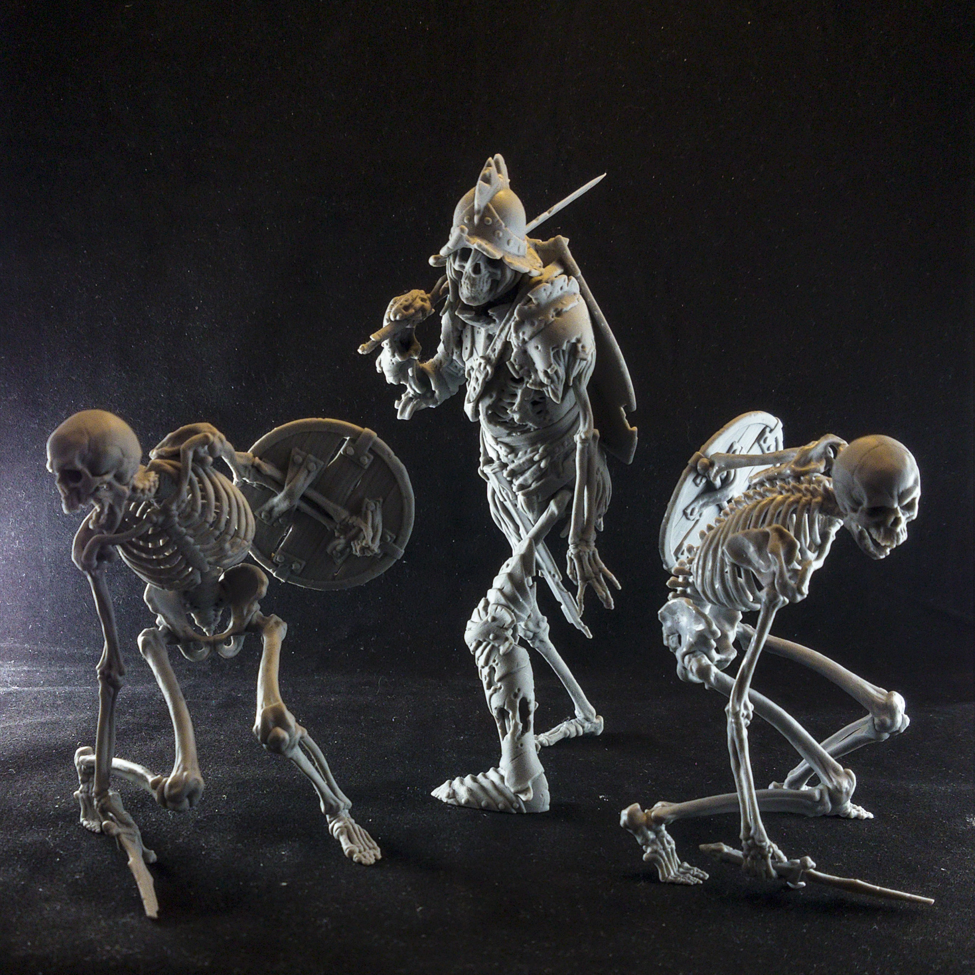 3D Printable Evil Skeleton Knight by Arminas Didziokas