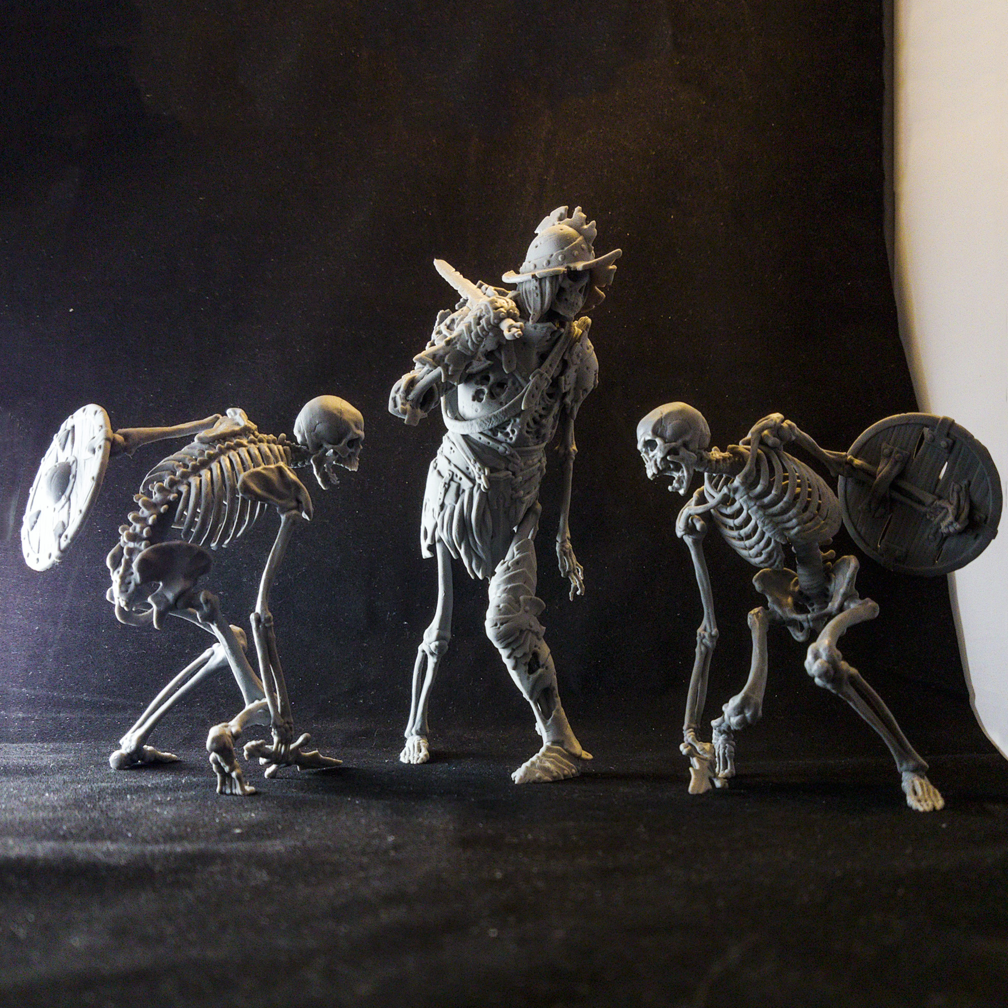 3D Printable Evil Skeleton Knight by Arminas Didziokas