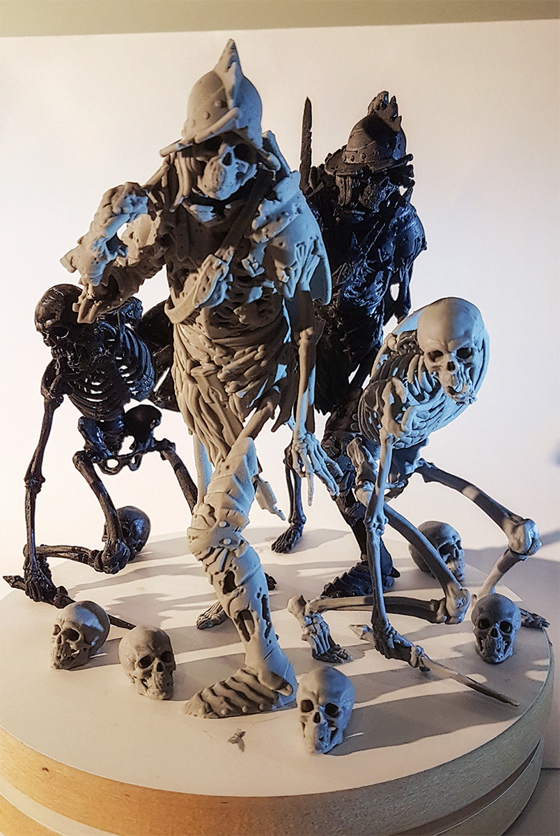 3D Printable Evil Skeleton Knight by Arminas Didziokas