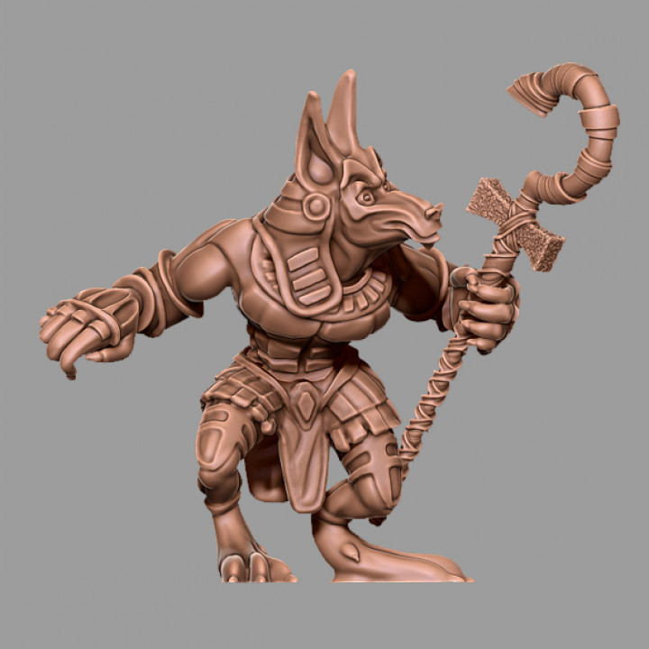 3D Printable Anubis and Mummy by Richard Hanson