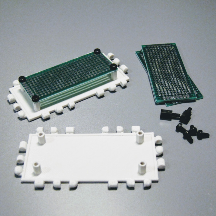 3D Printable Prototype Base Panels :: Polypanel Electronics by fredrik