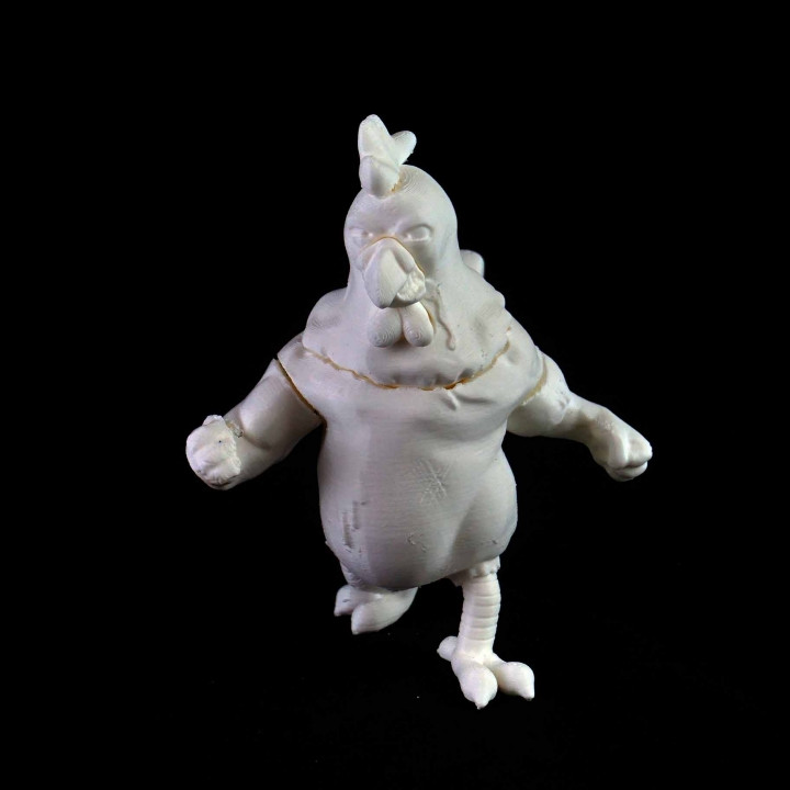3D Printable Ernie the chicken by Michał Orzechowski