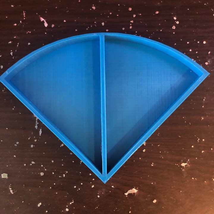 3D Printable Corner Shelf by Bob Blanco