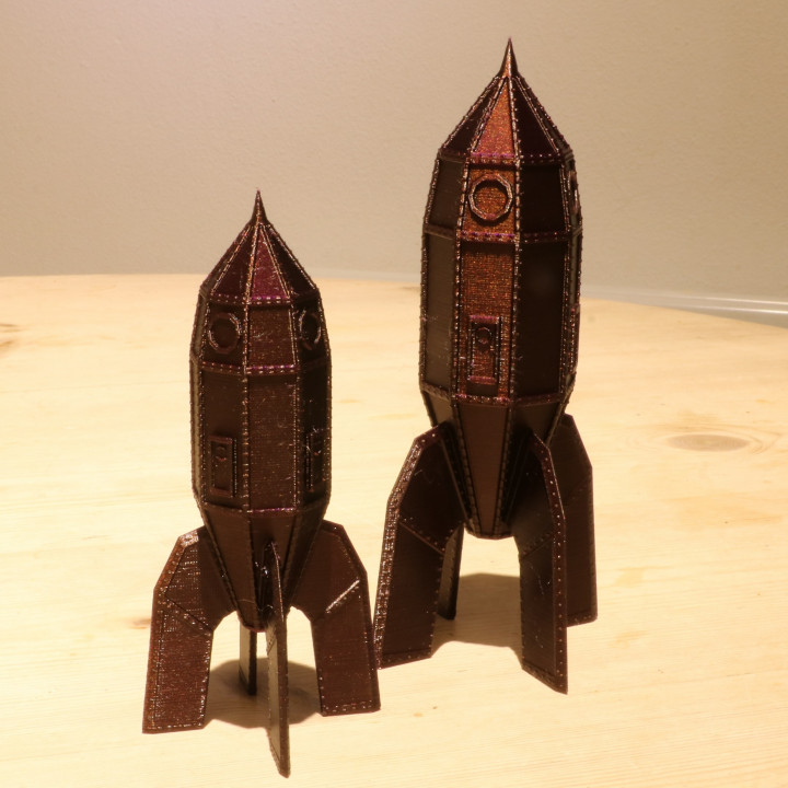 3D Printable Steampunk Rocket by Chris Armstrong
