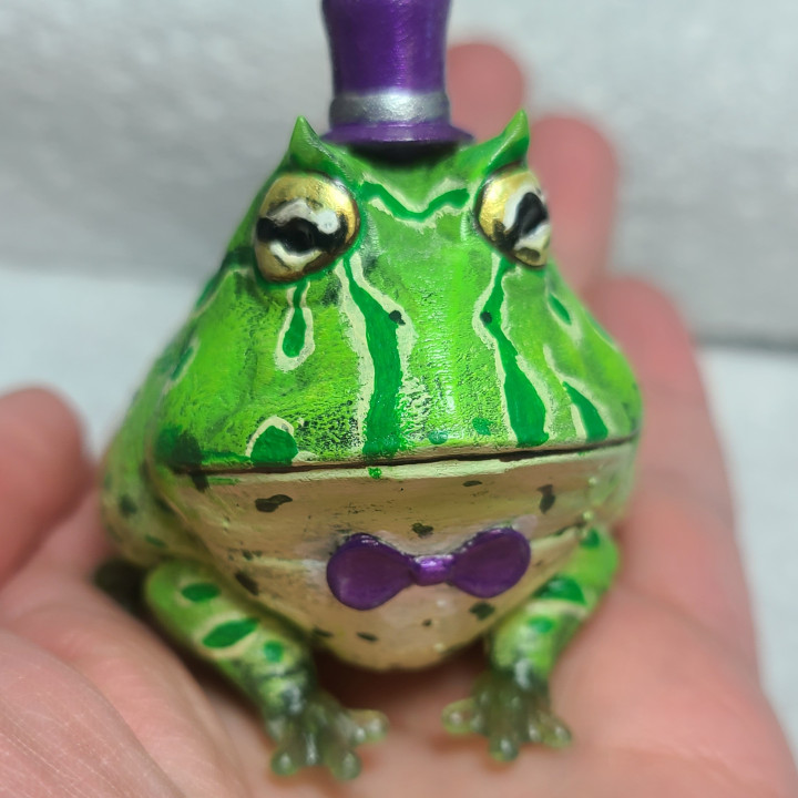 3D Print of Dapper Frog by graceanderson