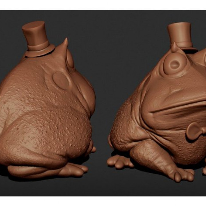 3D Printable Dapper Frog by Matthew Kean