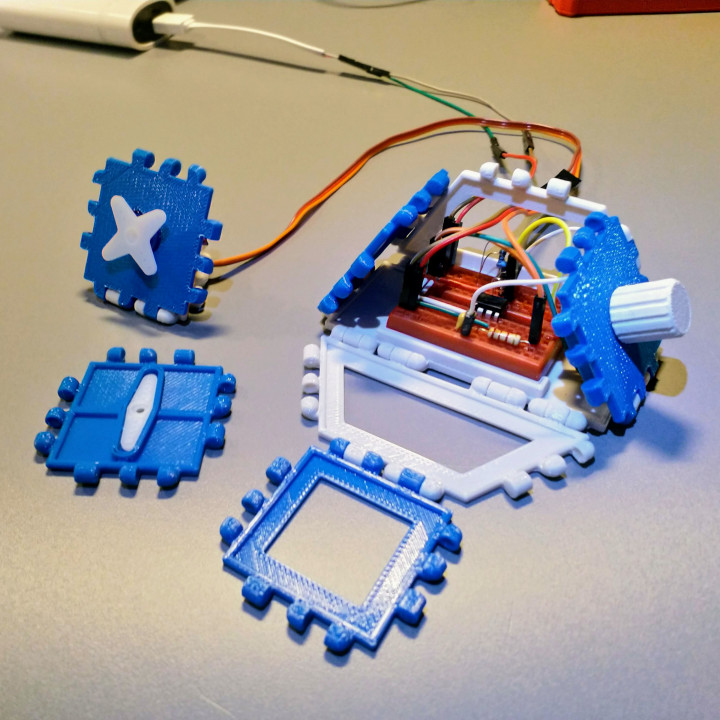 3D Printable Potentiometer Panels :: Polypanel Electronics by fredrik