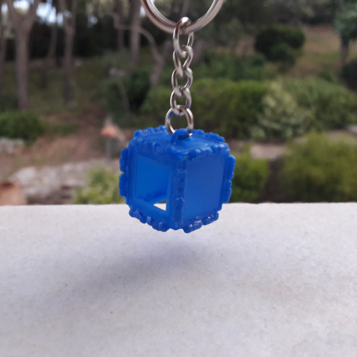 3D Printable key chain polypanel by Iasonas Kandiloros