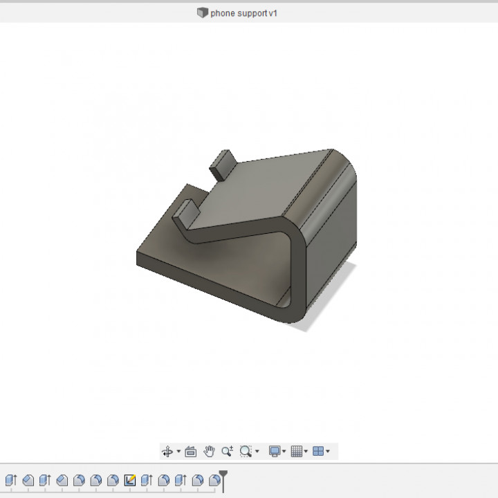 3D Printable phone support by 3