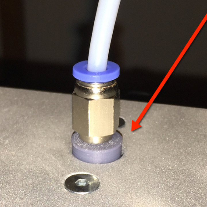 3D Printable Flex Filament Adapter by احمد صبره يونس