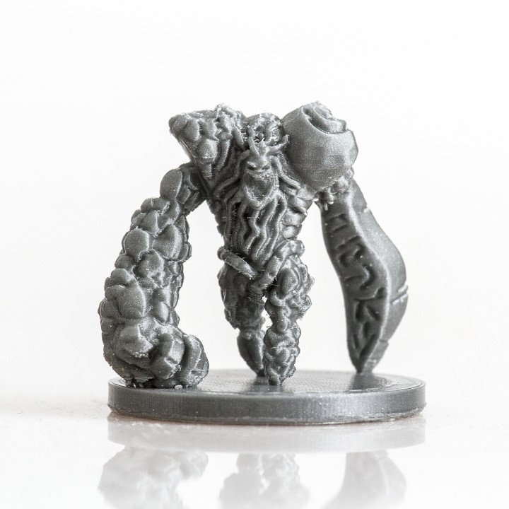 3D Printable Stone Golem - DnD by Wekster