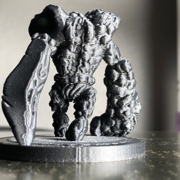 3D Print of Stone Golem - DnD by thisiskeithb