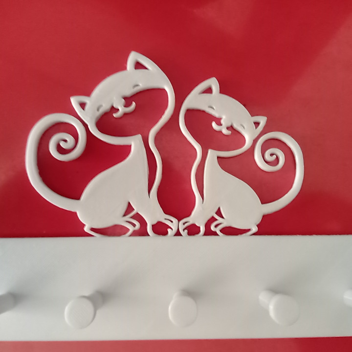 3D Printable KEYS HANGER WALL MOUNTED by Pranith Kumar