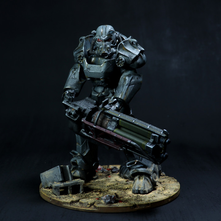 3d Print Of Fallout T 60 Power Armor By Zymetheuy