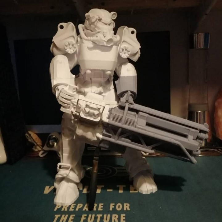 3d Print Of Fallout T 60 Power Armor By Mrtgaming