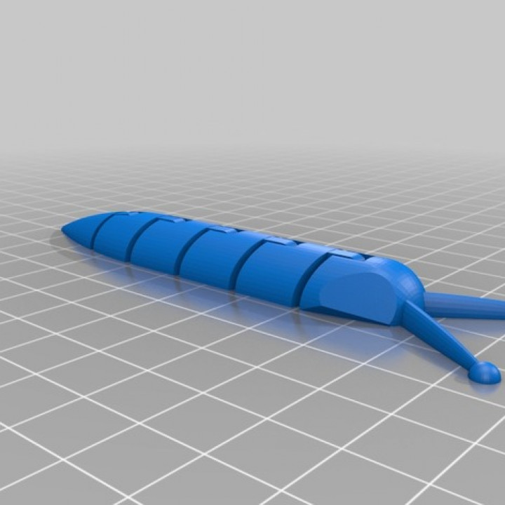 3D Printable Articulated Slug by احمد صبره يونس