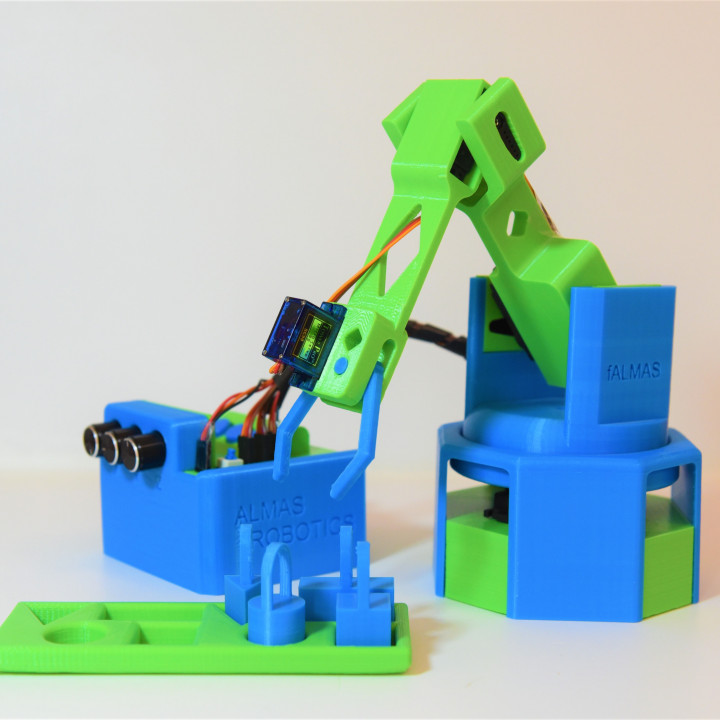 3D Printable M First - Educational Robotic Arm by Almas Robotics