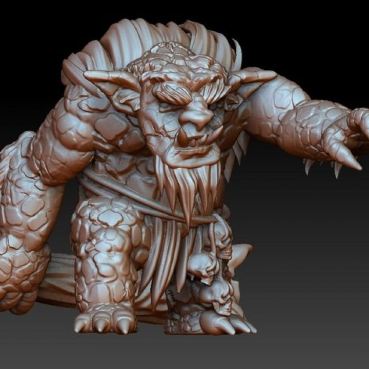 3D Printable Troll by Stanislav Kuznetsov